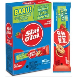 Jual Slai Olai Kemasan 32 Gram Stroberry / Blueberry / Nanas ( isi 12 ...