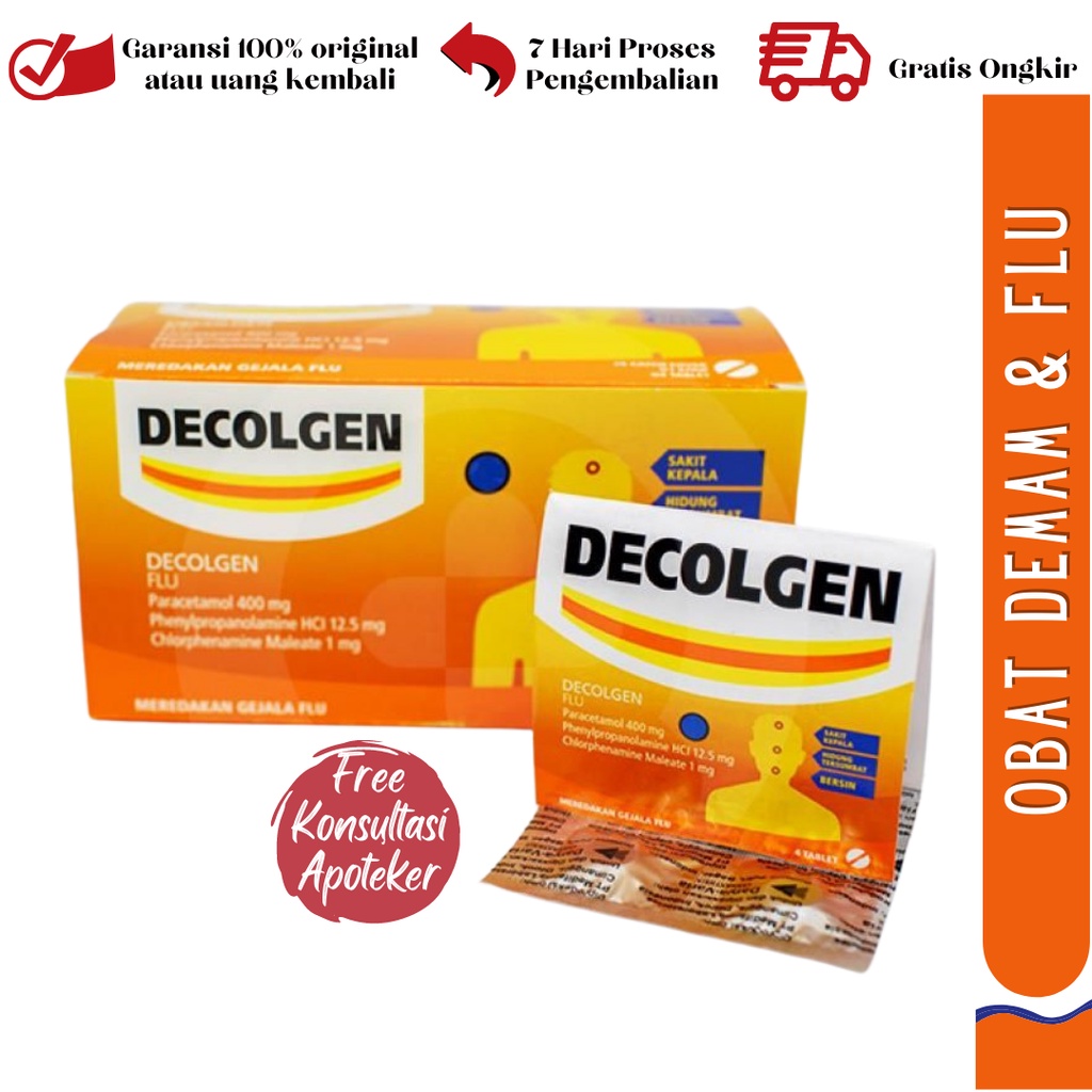 Jual Decolgen Isi 4 Tablet - Obat Batuk Dan Flu | Shopee Indonesia