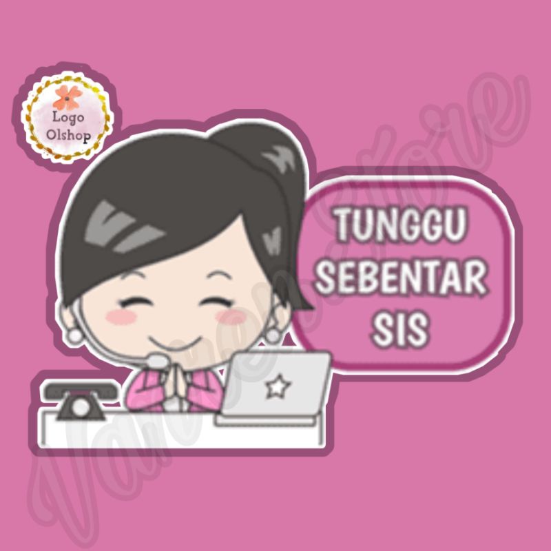 Jual CUSTOM STIKER WHATSAPP OLSHOP BERGERAK (GIF) | Shopee Indonesia