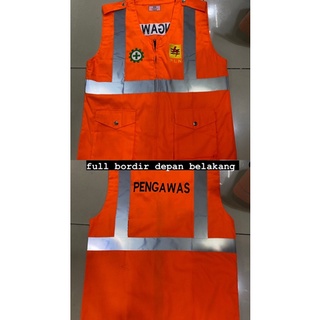 Jual Rompi Safety Kerja K3 Rompi PLN Rompi Teknik bahan american drill ...