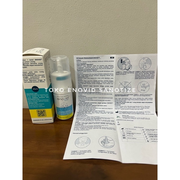 Jual Enovid Sanotize Nasal Spray Nose Sanitizer / 100% ORIGINAL ... Jual Enovid Sanotize Nasal Spray Nose Sanitizer / 100% ORIGINAL ...