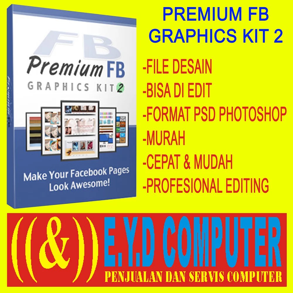 Jual DESAIN PREMIUM FB GRAPHICS KIT 2 FACEBOOK BISNIS EDIT PSD ...