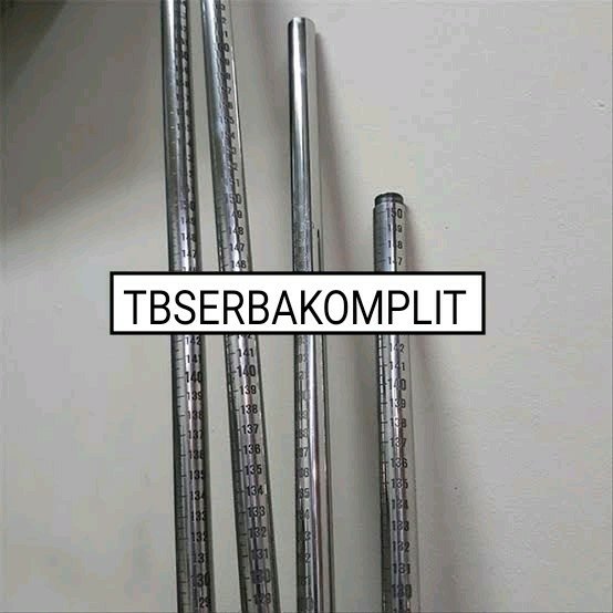 Jual Sounding Stick 2 meter Stainless Steel SS Deep Stik Depth Stick 2m ...