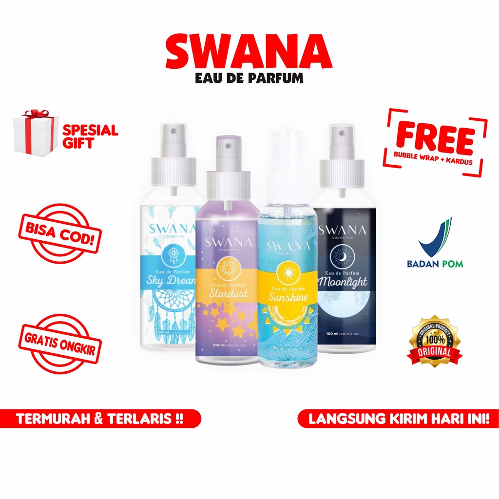 Jual Swana Eau De Parfume Sunshine Moonlight Stardust Skydream Original ...