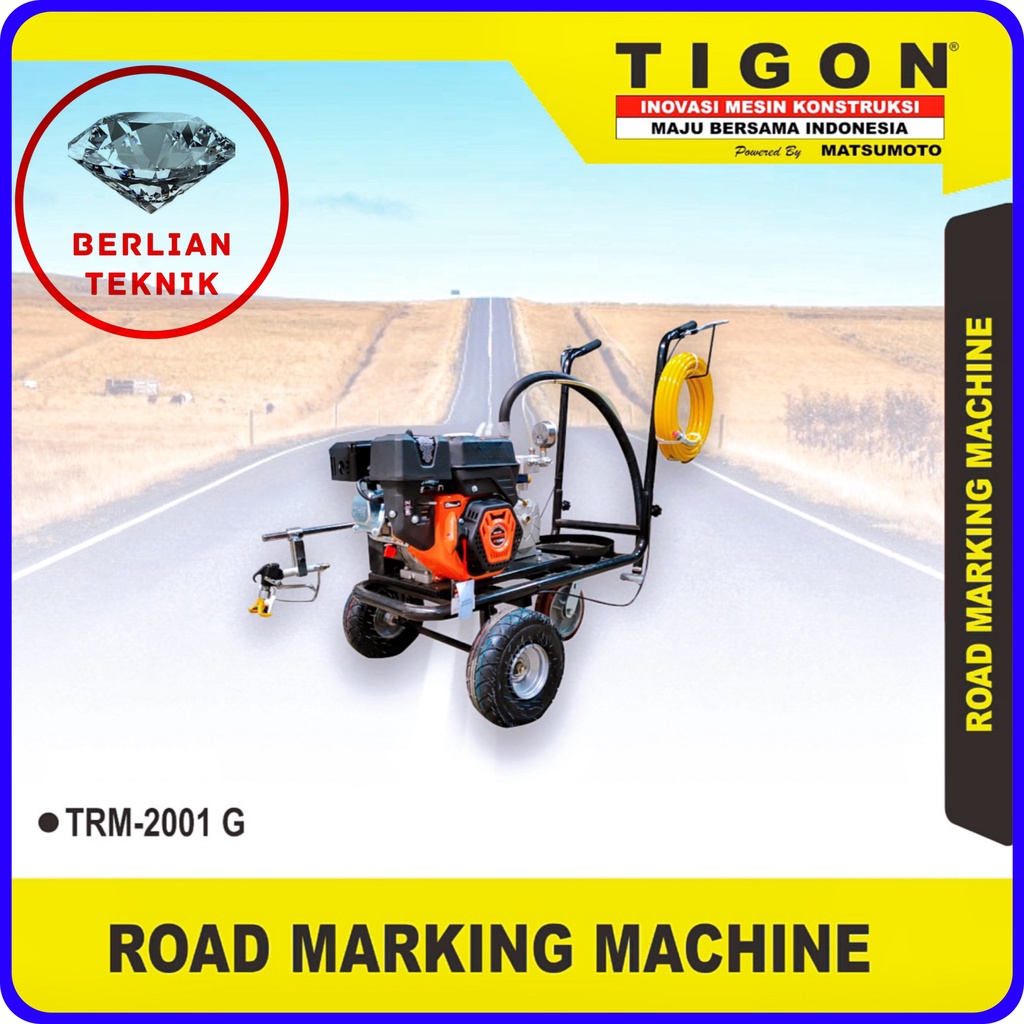 Jual Mesin Cet Marka Jalan Road Marking Machine Tigon TRM 2001 G ...