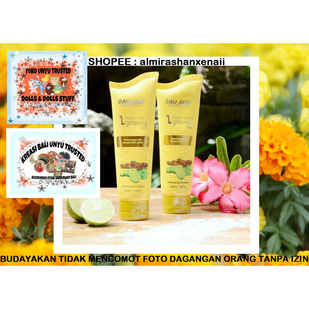 Jual Bali Alus Body Scrub (LULUR) Lightening Skin ORIGINAL 150 Gr (PRE ...