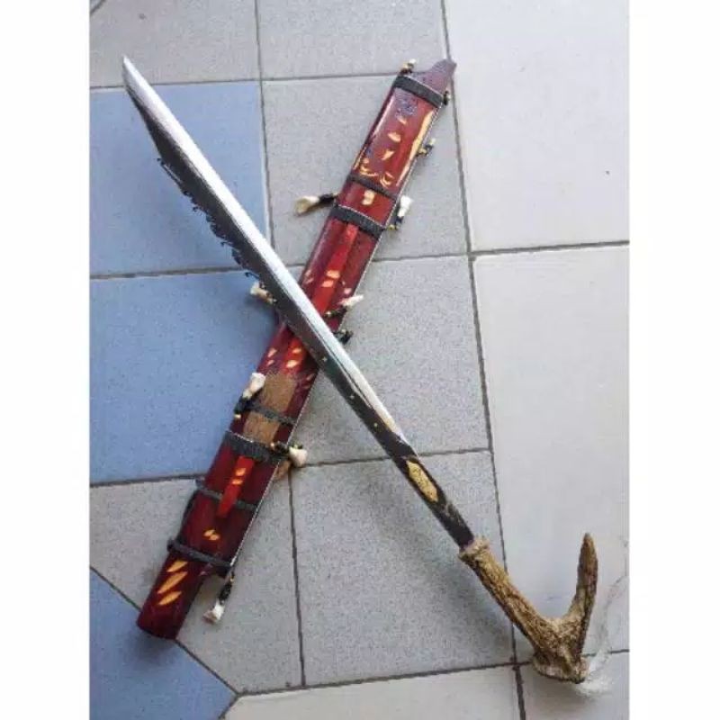 Jual Mandau Senjata Khas Dayak Kalimantan Asli Ukuran Jumbo | Shopee ...