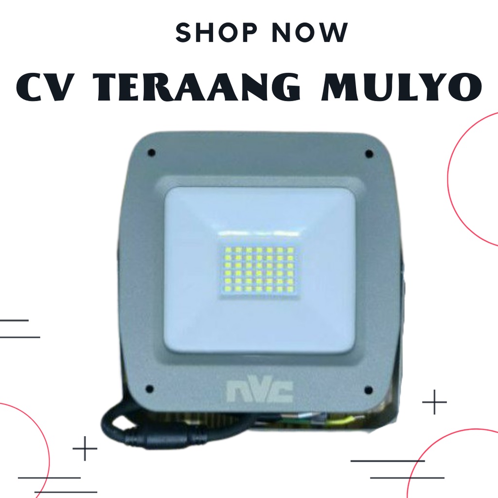 Jual Lampu Sorot Led / Kap Led 30 watt Kuning / WW 3000K NVC NFDLED-254 | Shopee Indonesia