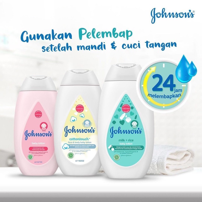 Jual JOHNSONS BABY LOTION 100ML | Shopee Indonesia