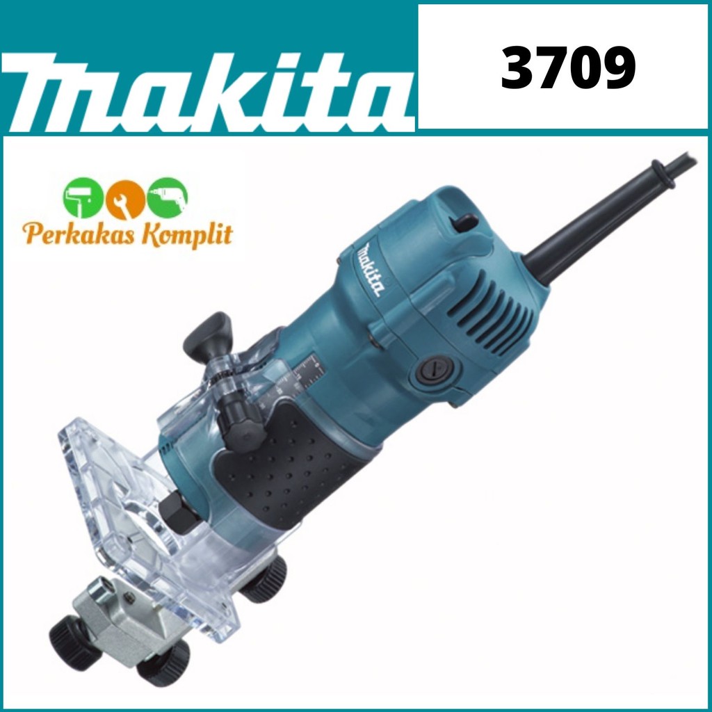 Jual Makita 3709 Mesin Profil Propil Router Trimmer 6mm | Shopee Indonesia