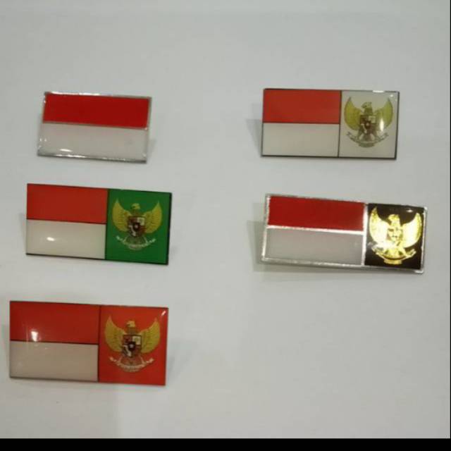 Jual Pin Bendera Merah Putih Garuda Dasar Warna Pin Paskib Paskibraka ...