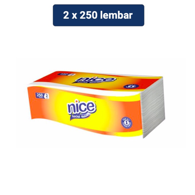 Jual Nice Tisu Wajah Soft Pack 250s x 2 | Shopee Indonesia