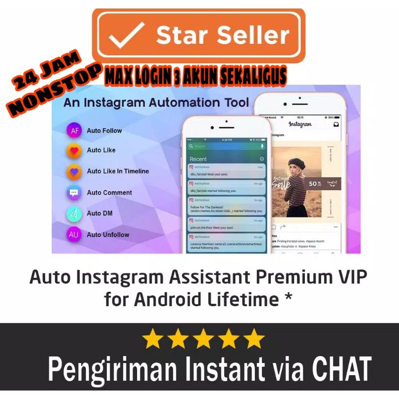 Jual IG ROBOT SOFTWARE OTOMATIS AUTO FOLLOW | Shopee Indonesia