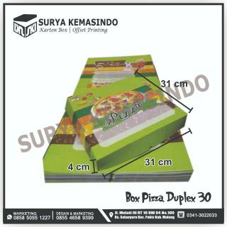 Jual Kardus Pizza 30 Duplex Full Colour Kardus/Box | Shopee Indonesia