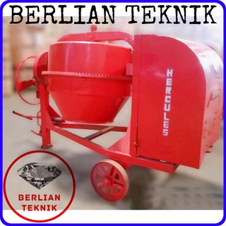 Jual Beton Molen Concrete Mixer Semen Hercules 350 Liter Double Pully | Shopee Indonesia