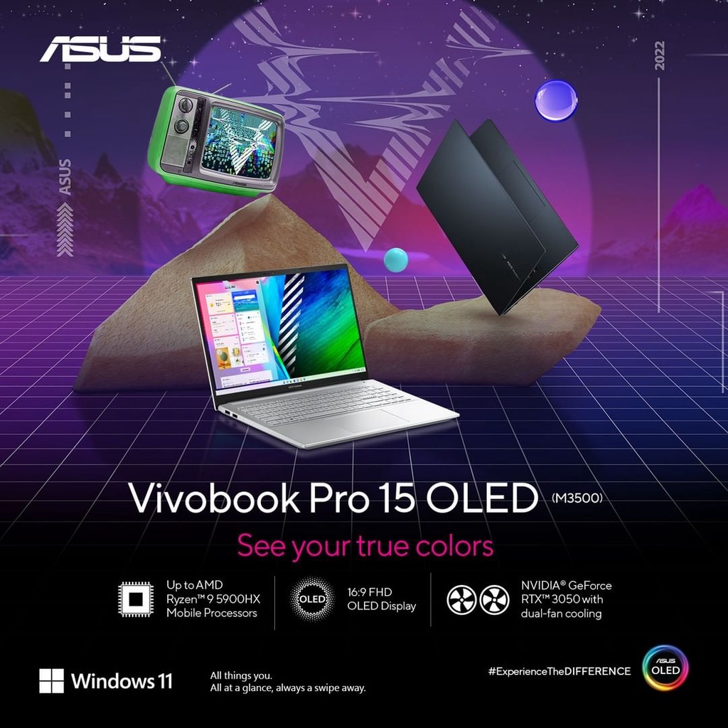 Jual Asus VivoBook Pro 15 OLED M3500QC-OLED955 / 956 | Shopee Indonesia