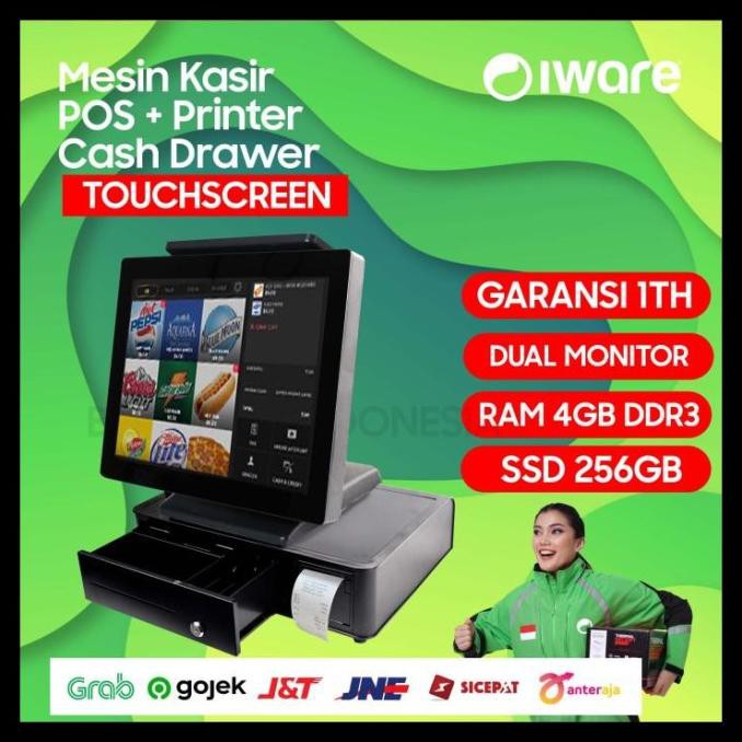 Jual Paket Mesin Kasir Pc Pos All In One Touchscreen Iware Wd-1502 Terbaru Indonesia|Shopee ...
