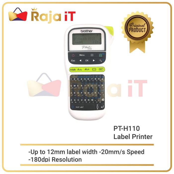 Jual BROTHER Printer Label PT H110 Label Maker Ptouch PT H 110 | Shopee ...