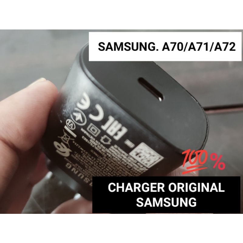 Jual CHARGER SAMSUNG. A70/A71/A72, ORIGINA 100% | Shopee Indonesia