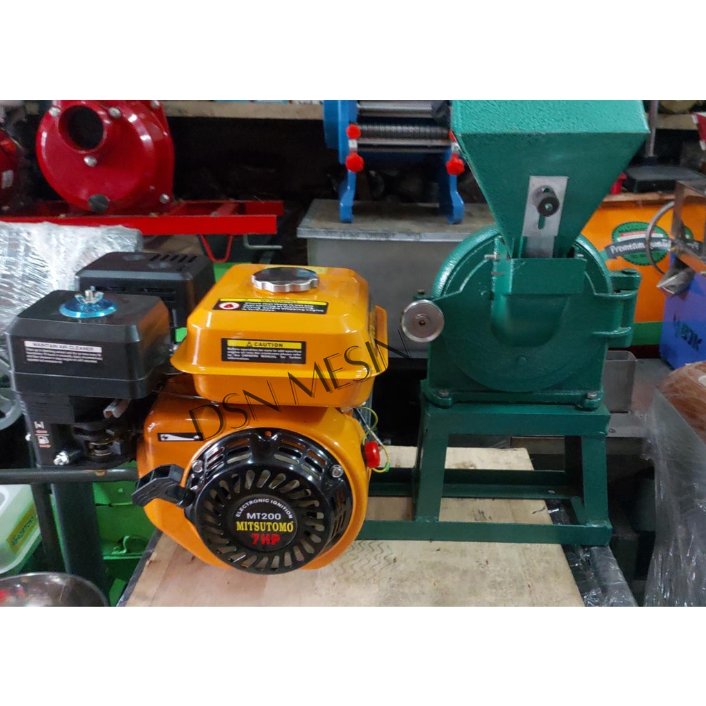 Jual MESIN PENEPUNG DISKMILL GILINGAN KOPI JAGUNG BERAS FFC 15 COMPLETE ...