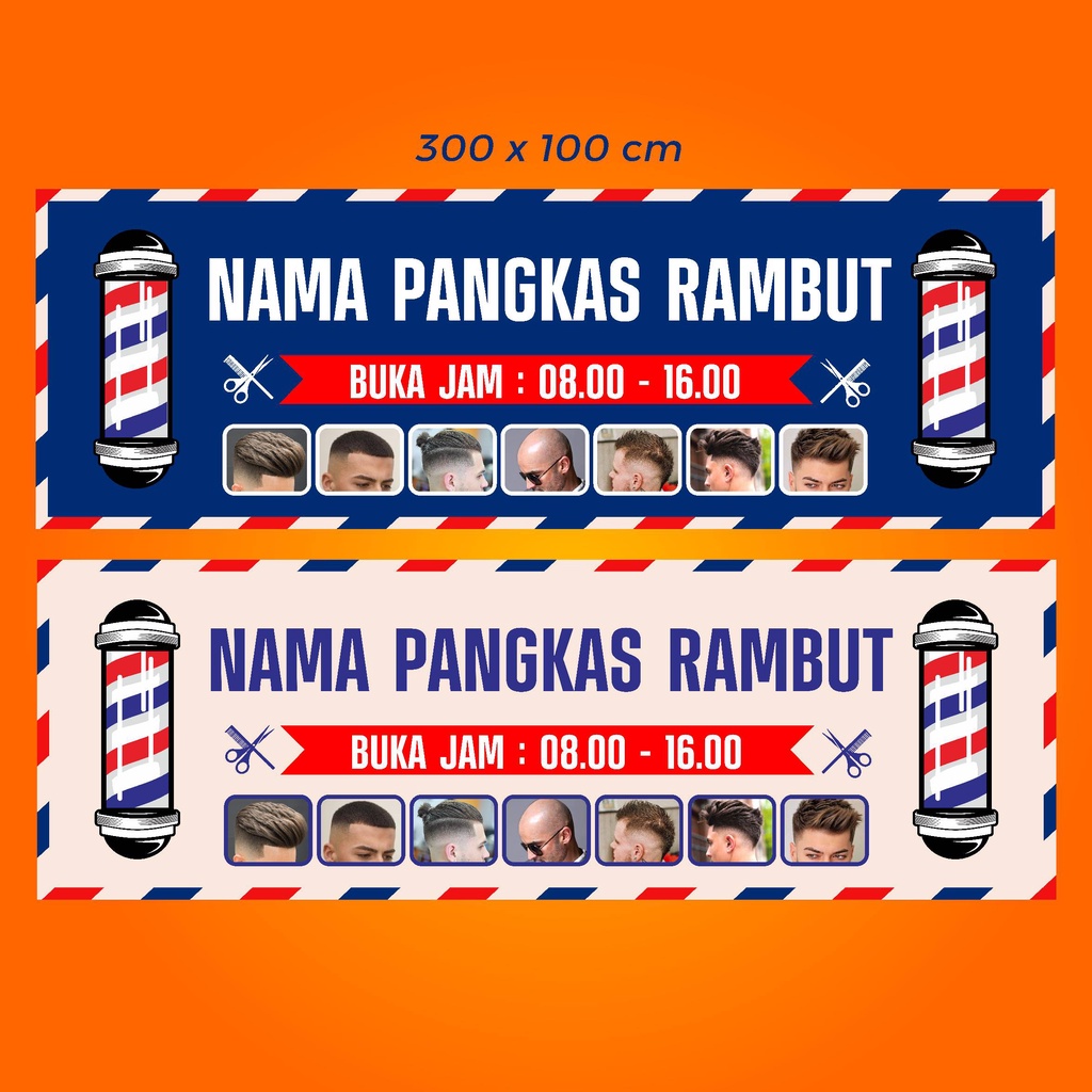 Jual Spanduk Banner Pangkas / Potong Rambut | Shopee Indonesia