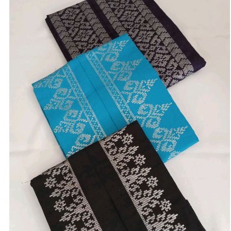 Jual Kain Tenun Songket Melayu Siak Riau Asli Katun Kristal Perak Silver | Bahan Baju Tenun ...