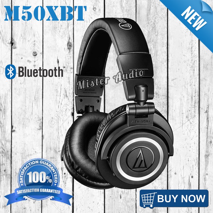 Jual Audio Technica ATH M50xBT / ATH M50x BT Monitoring Bluetooth Headphone | Shopee Indonesia