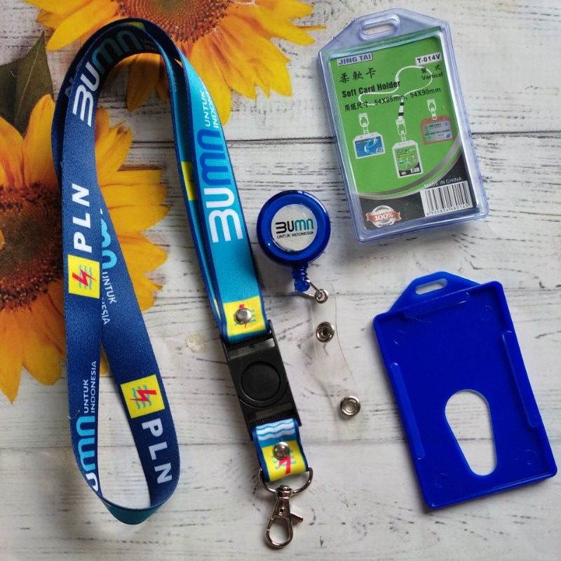 Jual Tali Id Card PLN Power Lanyard PLN BUMN Indonesia|Shopee Indonesia