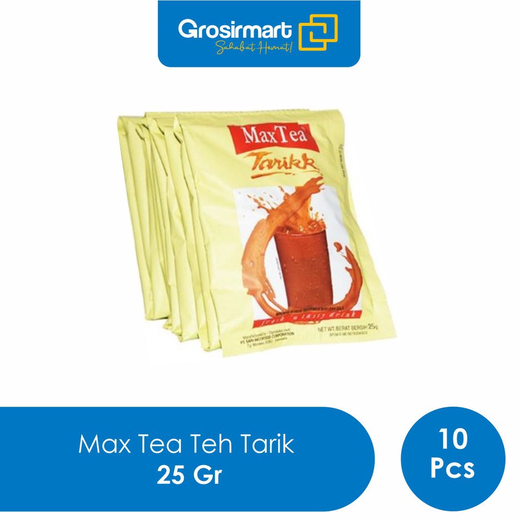 Jual Max Tea teh tarik 10 pcs (1 Renceng) | Shopee Indonesia