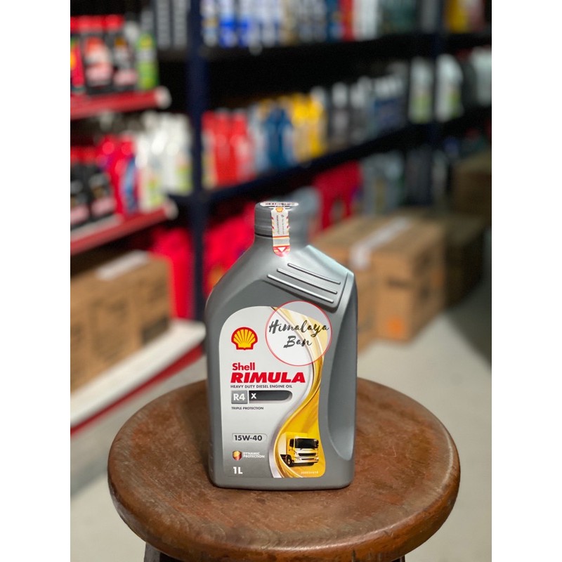 Jual Oli Mesin Shell Rimula R4X 15W 40 Khusus Mesin Diesel (1 Liter ...