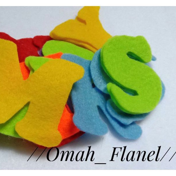 Jual Lembaran Huruf dari Kain Flanel | Shopee Indonesia