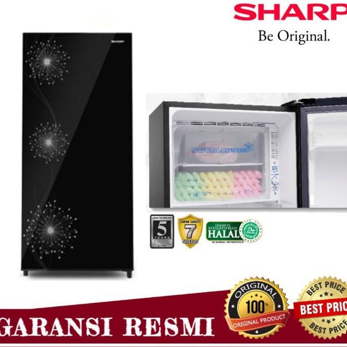 Jual KULKAS SHARP 1 PINTU DOUBLE FREEZER SJX 197 W DW (FREE ONGKIR SBY ...