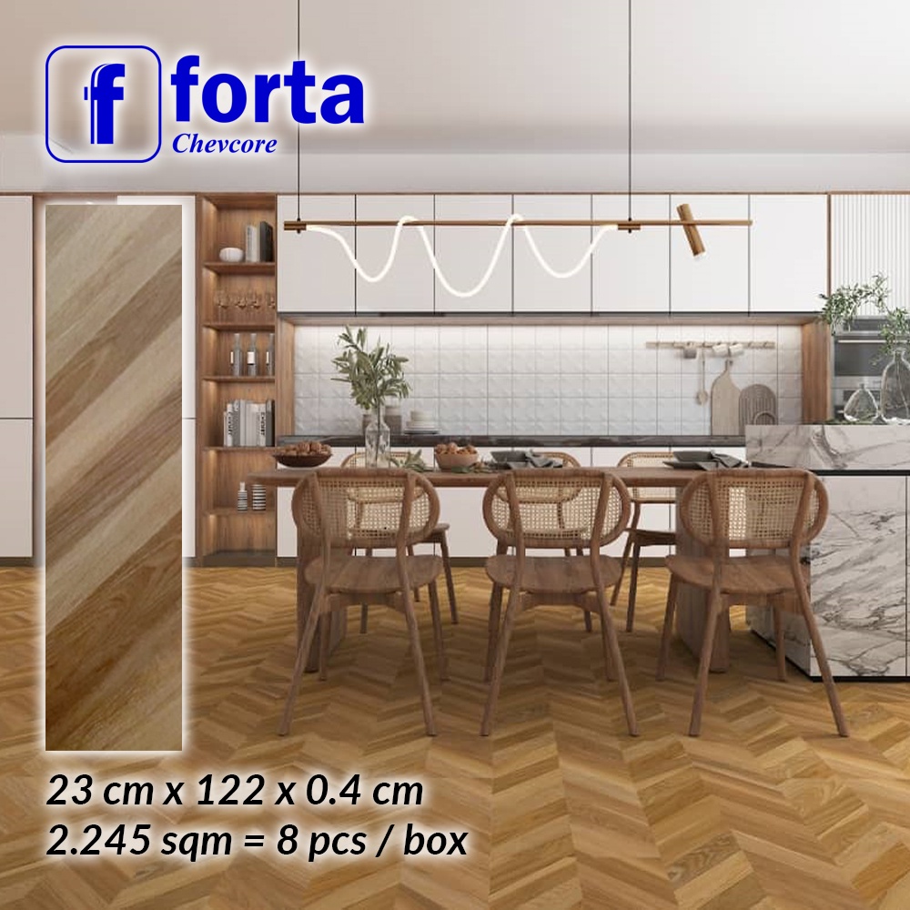 Jual Lantai SPC Forta Chevcore 4mm | Shopee Indonesia