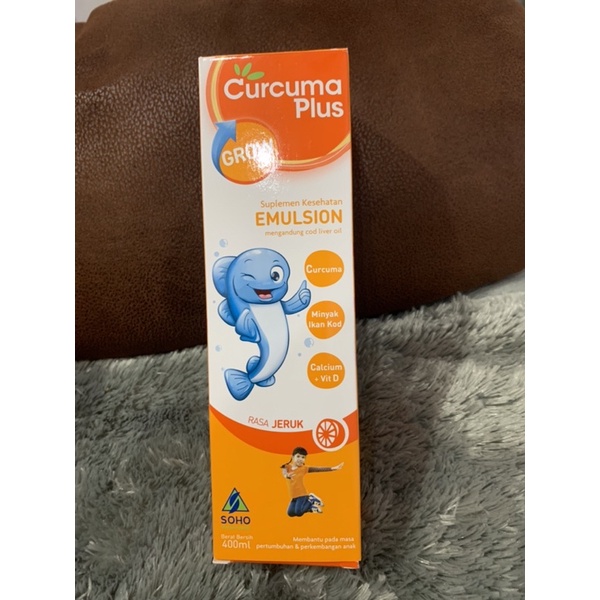 Jual Curcuma Plus Grow Emulsion Syrup 400ml Indonesia|Shopee Indonesia