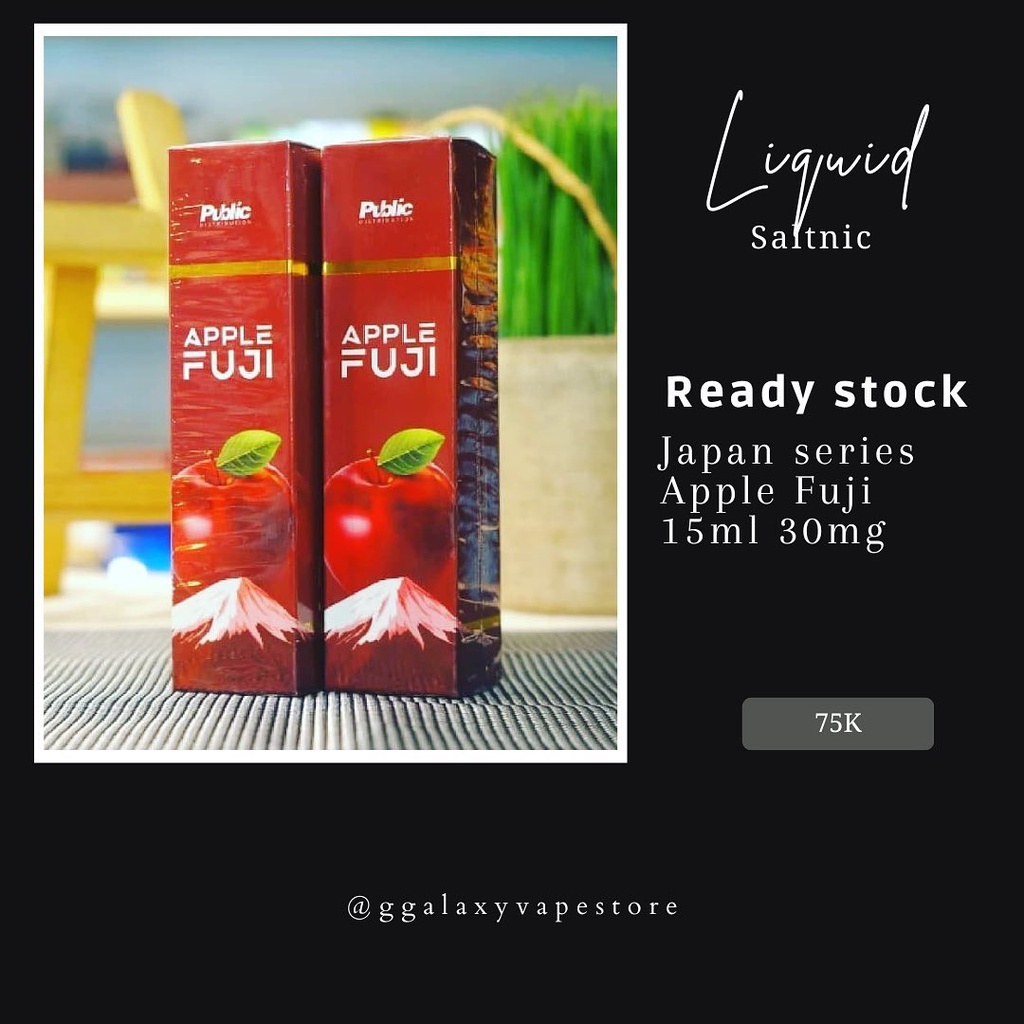 Jual Liquid vape apple fuji salt | Shopee Indonesia
