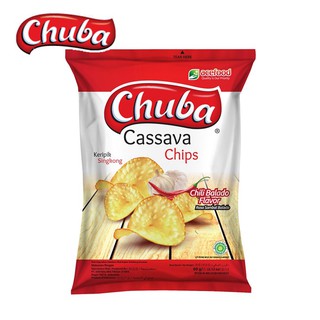 Jual Chuba Cassava Chips 140gr Rasa Sambal Balado Indonesia|Shopee ...