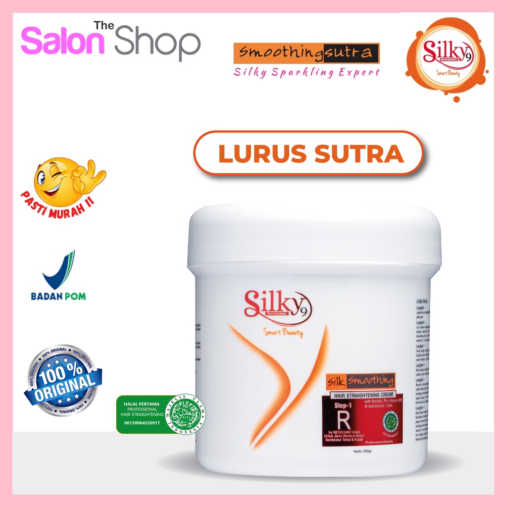 Jual SILKY9 PRO SILK SMOOTHING KERATIN ( SMOOTHING SUTRA) SERI R 500 GR ...