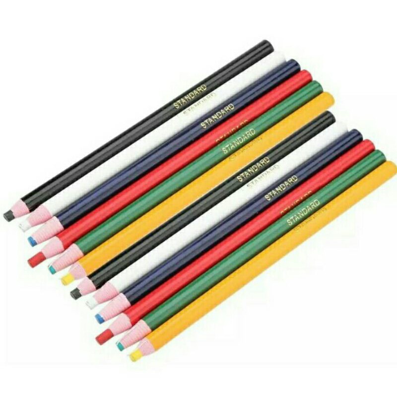 Jual pensil kapur / pensil jahit merk standar dan hakatori | Shopee ...
