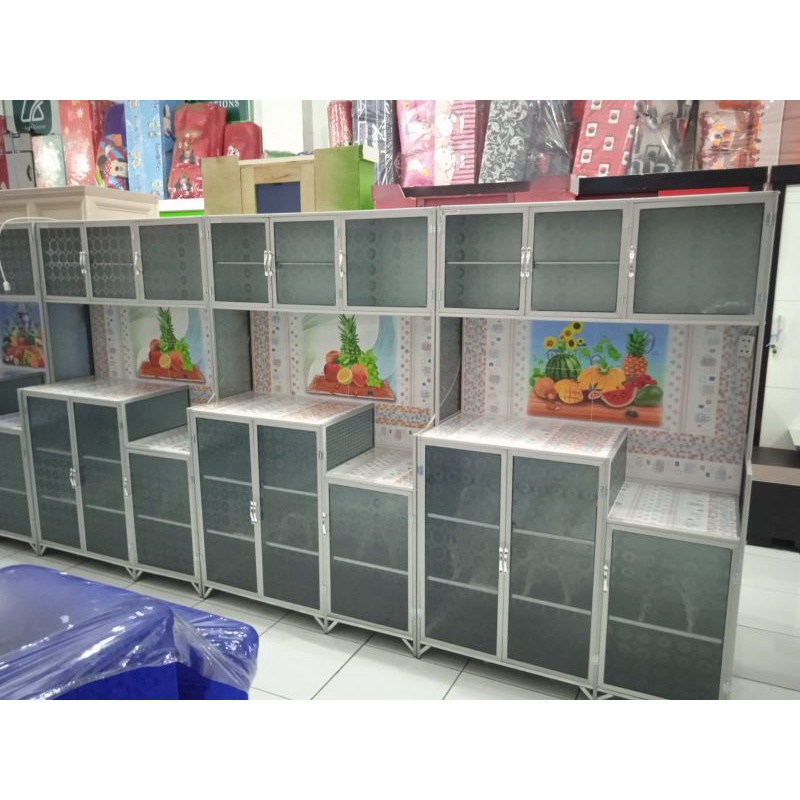 Jual rak piring 3 pintu aluminium | Shopee Indonesia