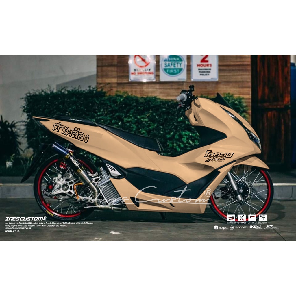 Jual stiker pcx cutting pcx thailand gang | Shopee Indonesia
