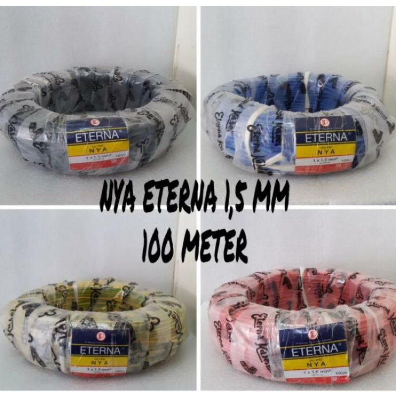 Jual KABEL LISTRIK/NYA ETERNA 1,5 - 2,5. 50MM - 100MM | Shopee Indonesia