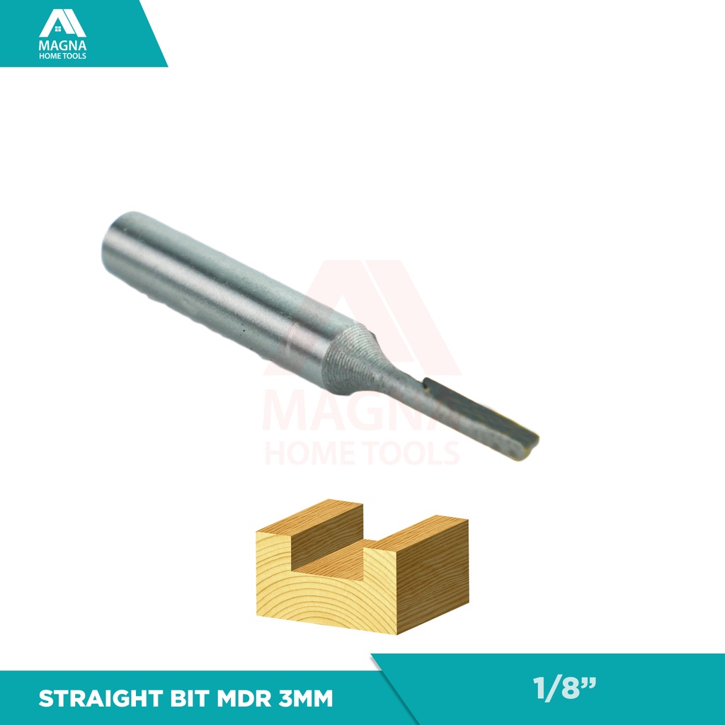 Jual MATA ROUTER PROFIL STRAIGHT BIT 3MM 1/8 INCH MODERN | Shopee Indonesia