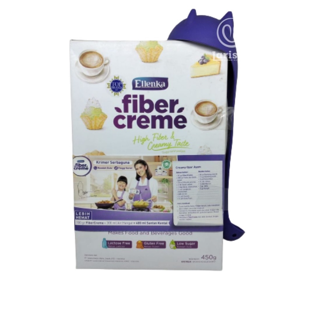 Jual ELLENKA FIBER CREME MULTI - PURPOSE CREAMER 450GR | Shopee Indonesia