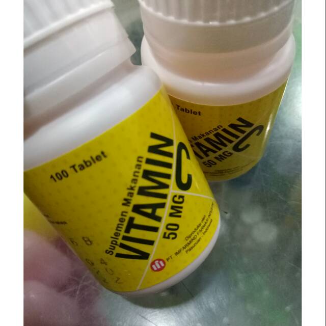 Jual Vitamin C 50mg isi 100butir (Pt. IFI) | Shopee Indonesia
