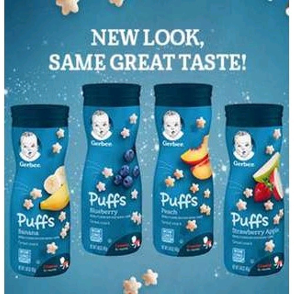 Gerber Graduates Puffs 42gr / Cemilan Anak / Snack bayi | Shopee Indonesia
