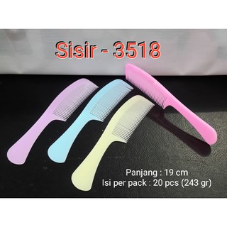 Jual Sisir Plastik Gunting Murah 3518 satuan bahan Premium | Shopee ...