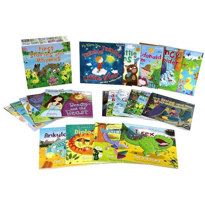 Jual First Stories and Rhymes Miles Kelly Book Set Satuan Story Book ...