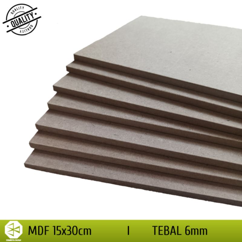 Jual MDF Papan Kayu Ukuran 15x30cm Tebal 6mm | Shopee Indonesia