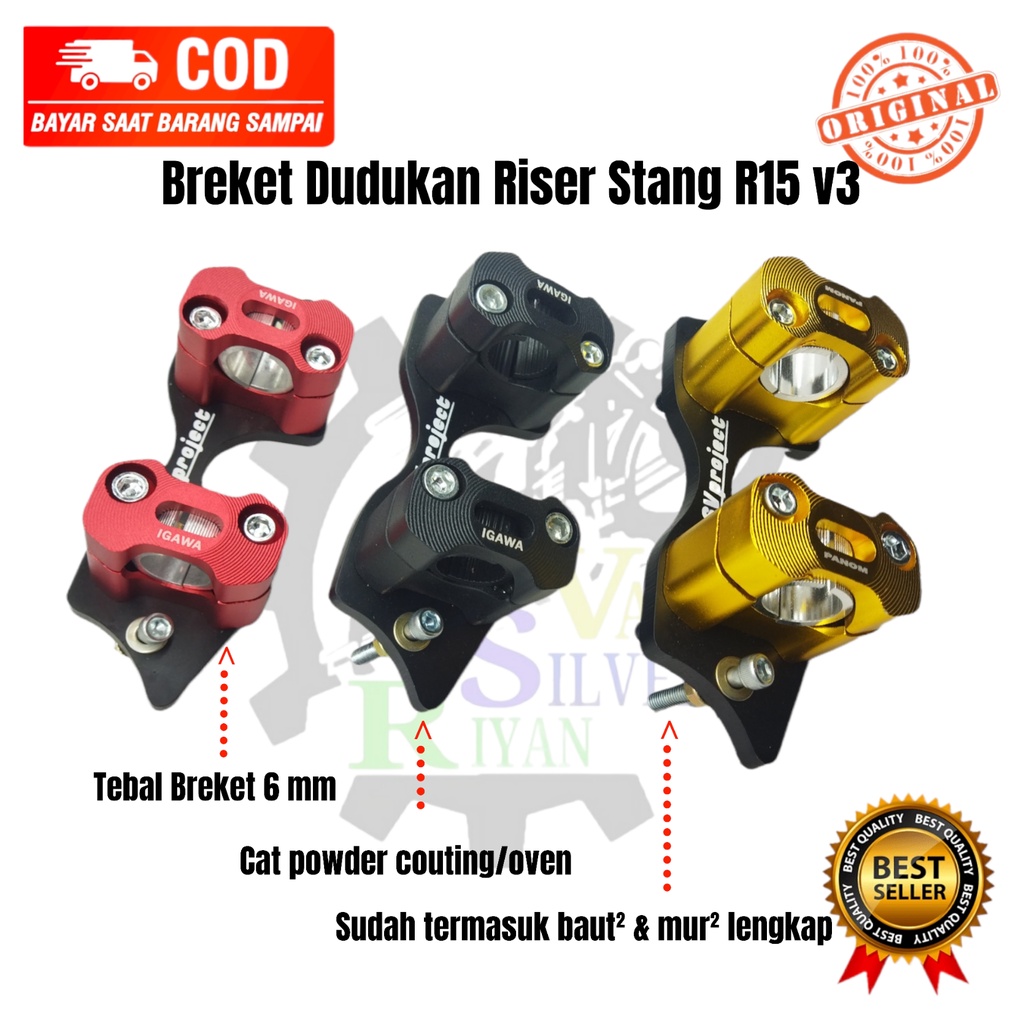 Jual Raiser Stang r15 v3 Breket tebal 8 mm | Shopee Indonesia