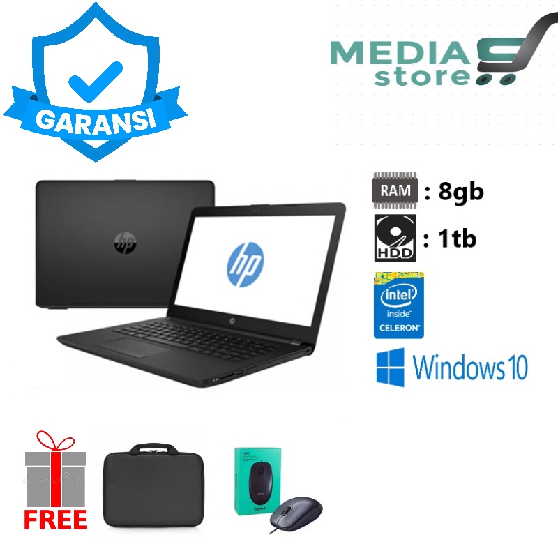 Jual Laptop HP Intel Celeron /14"/Ram 8gb/Hdd 1tb/Windows 10 /Laptop ...